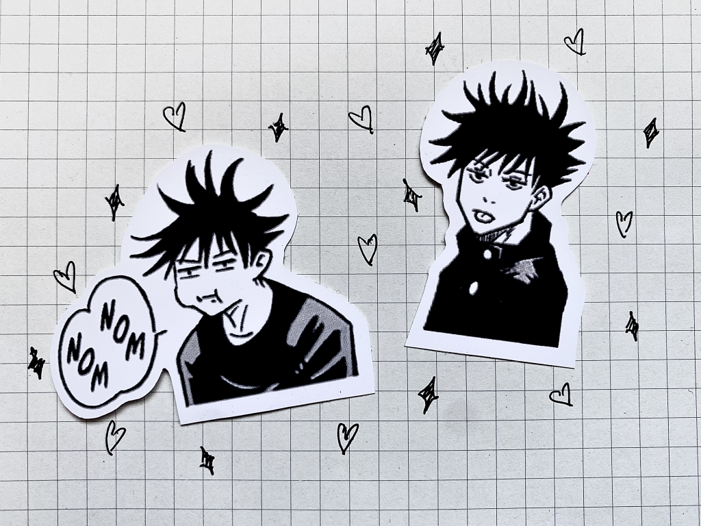 Fushiguro Megumi Duo Stickers – Youthful Savings Marketplace